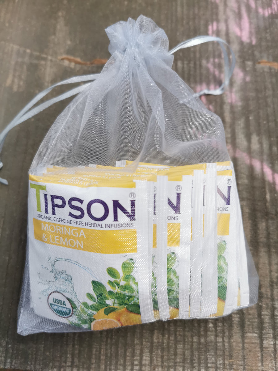 Tipson Tea - Organic Moringa & Lemon – Tea Store Aotearoa - Basilur Tea ...