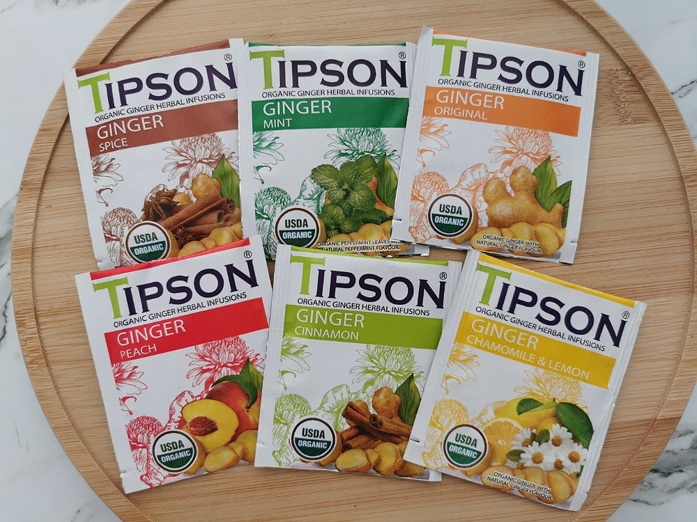 Tipson tea - Organic Turmeric Assorted – Tea Store Aotearoa - Basilur ...