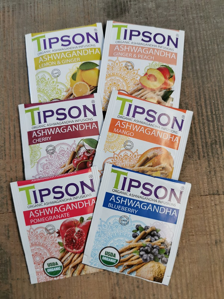 Tipson tea - Organi Ashwagandha Assorted – Tea Store Aotearoa - Basilur ...