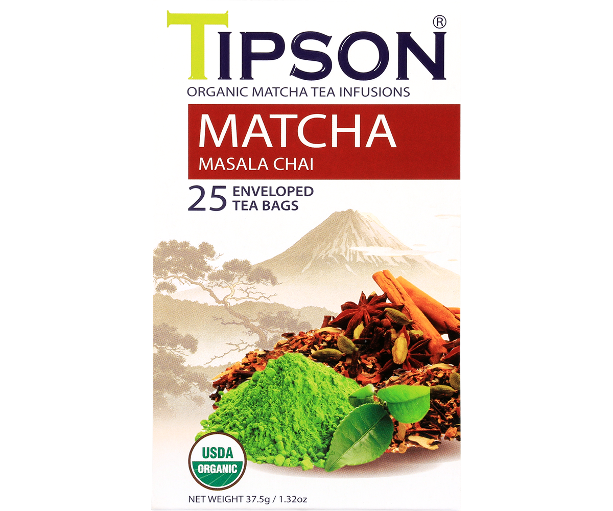 Tipson Tea - Organic Matcha Masala Chai – Tea Store Aotearoa - Basilur ...