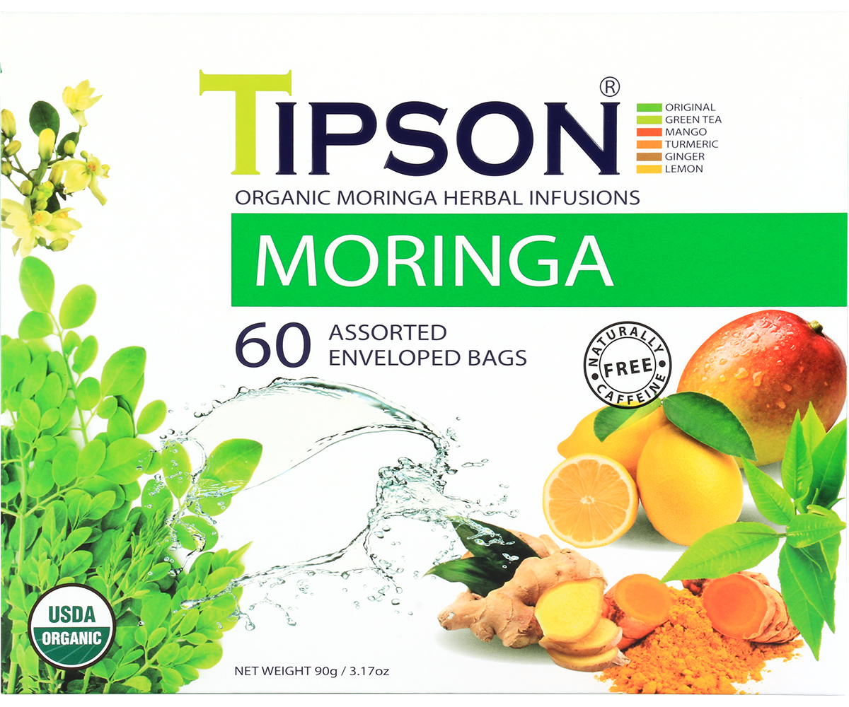 Tipson tea - Organic Moringa Assorted – Tea Store Aotearoa - Basilur ...