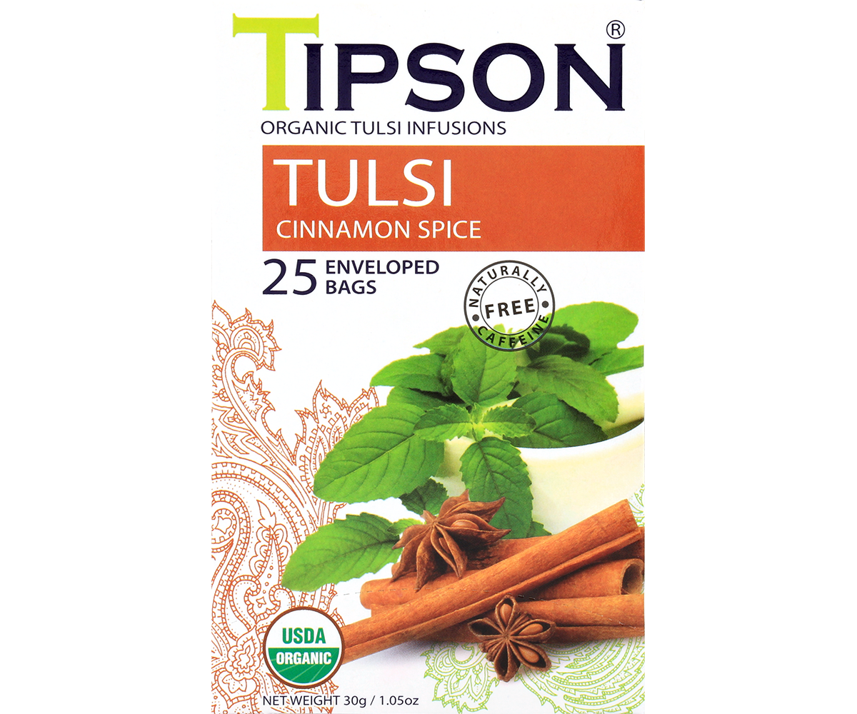 Tipson tea - Organic Tulsi With Cinnamon Spice – Tea Store Aotearoa ...