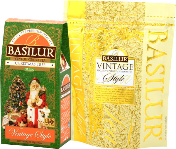 Vintage Style - "Christmas Tree" - Green Tea with Cherries and Apple ...